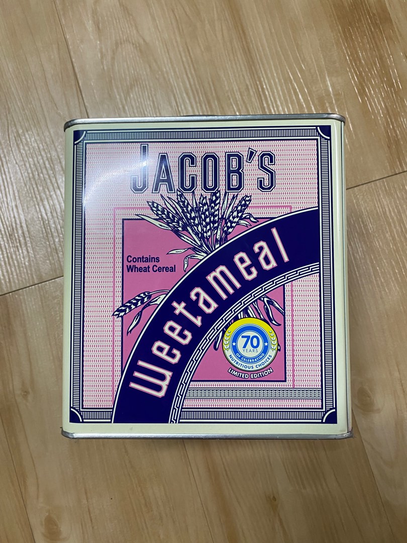 jacob's 70 anniversary wheat container limited edition, Hobbies & Toys ...