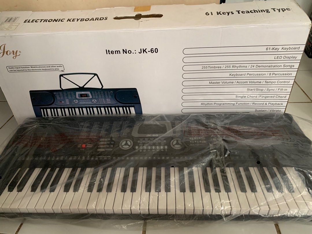 keyboard elektrik joy JK-60, Musik & Media, Alat di Carousell