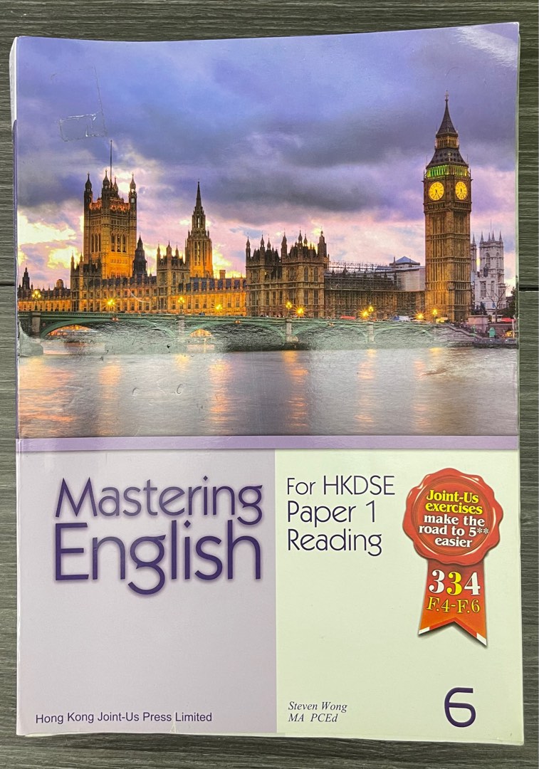 Mastering English for DSE Paper 1 Reading, 興趣及遊戲, 書本 & 文具, 教科書 - Carousell