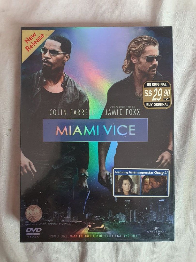 Miami Vice English Movie DVD (Brand New), Hobbies & Toys, Music & Media, CDs & DVDs on Carousell