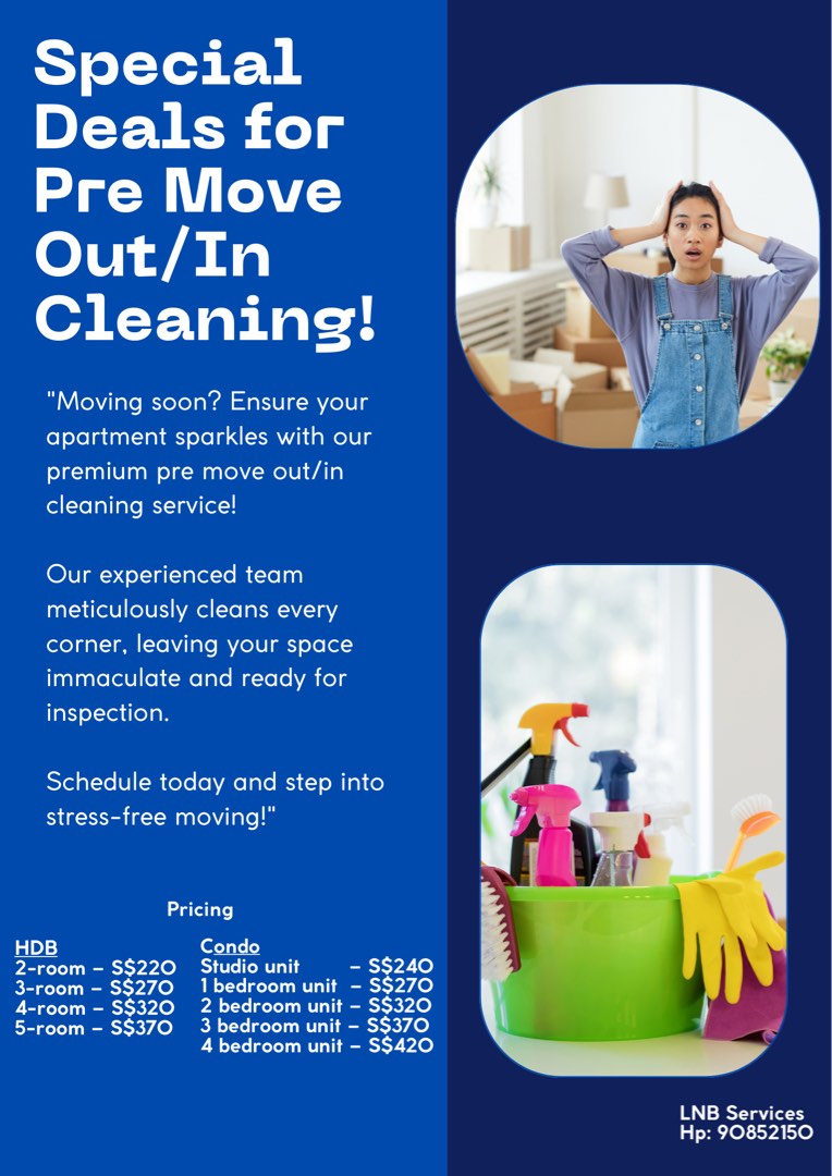Move Out / In Cleaning, Home Services, Home Cleaning, Move in/out ...