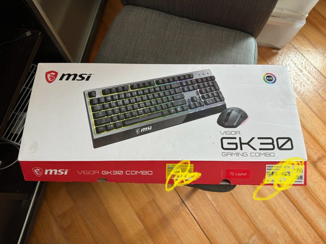 MSI Gaming Keyboard - GK30, 電腦＆科技, 電腦周邊及配件, 電腦鍵盤及相關產品 - Carousell