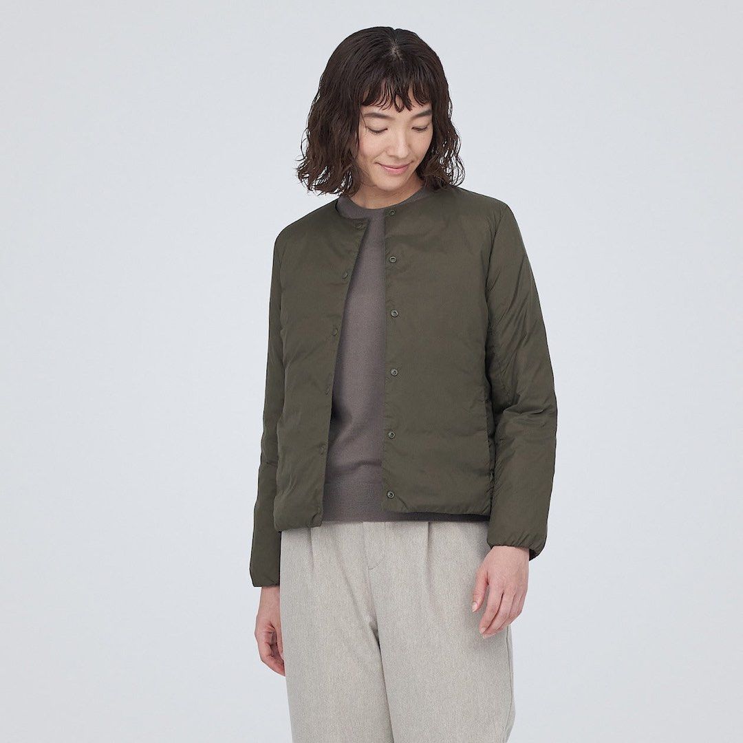 MUJI lightdown pocketable jacket, Women's Fashion, Coats, Jackets and ...