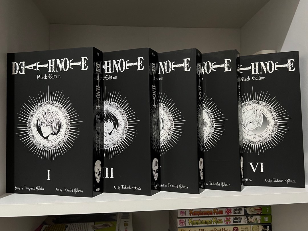 NEW Death Note manga Black Edition volume 1-6 | Tsugumi Ohba & Takeshi ...