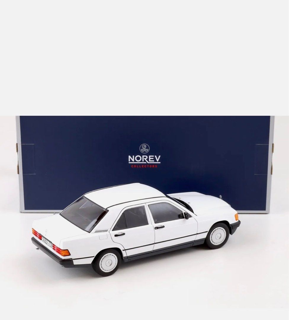 NOREV 1:18 MERCEDES BENZ 190E W201 SOLID WHITE (not w123 w124 w126 w140 r129 w108 w115), Hobbies ...