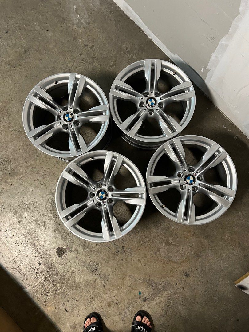 Original BMW 19 Inch M-Sport Staggered Rims, Car Accessories, Tyres ...