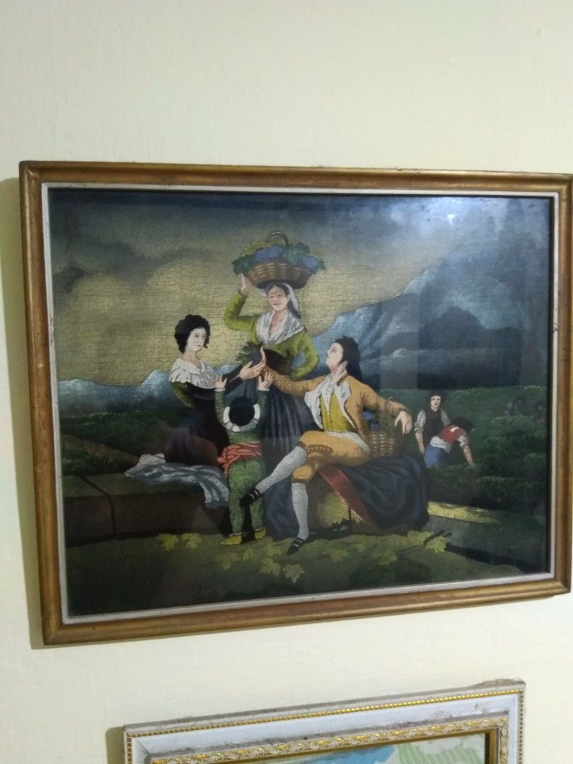 Pajangan gambar keluarga Bangsawan eropa, Antik, Pajangan di Carousell