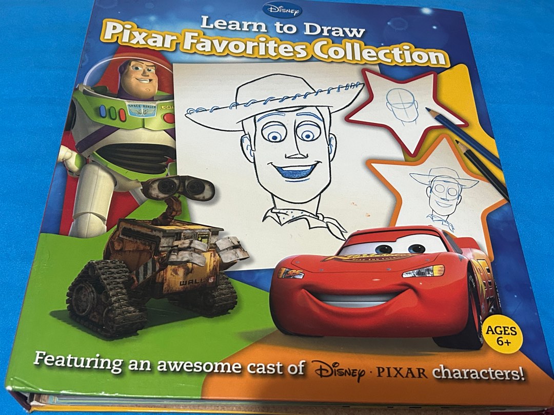 Pixar Learn to Draw, Hobbies & Toys, Books & Magazines, Children's ...