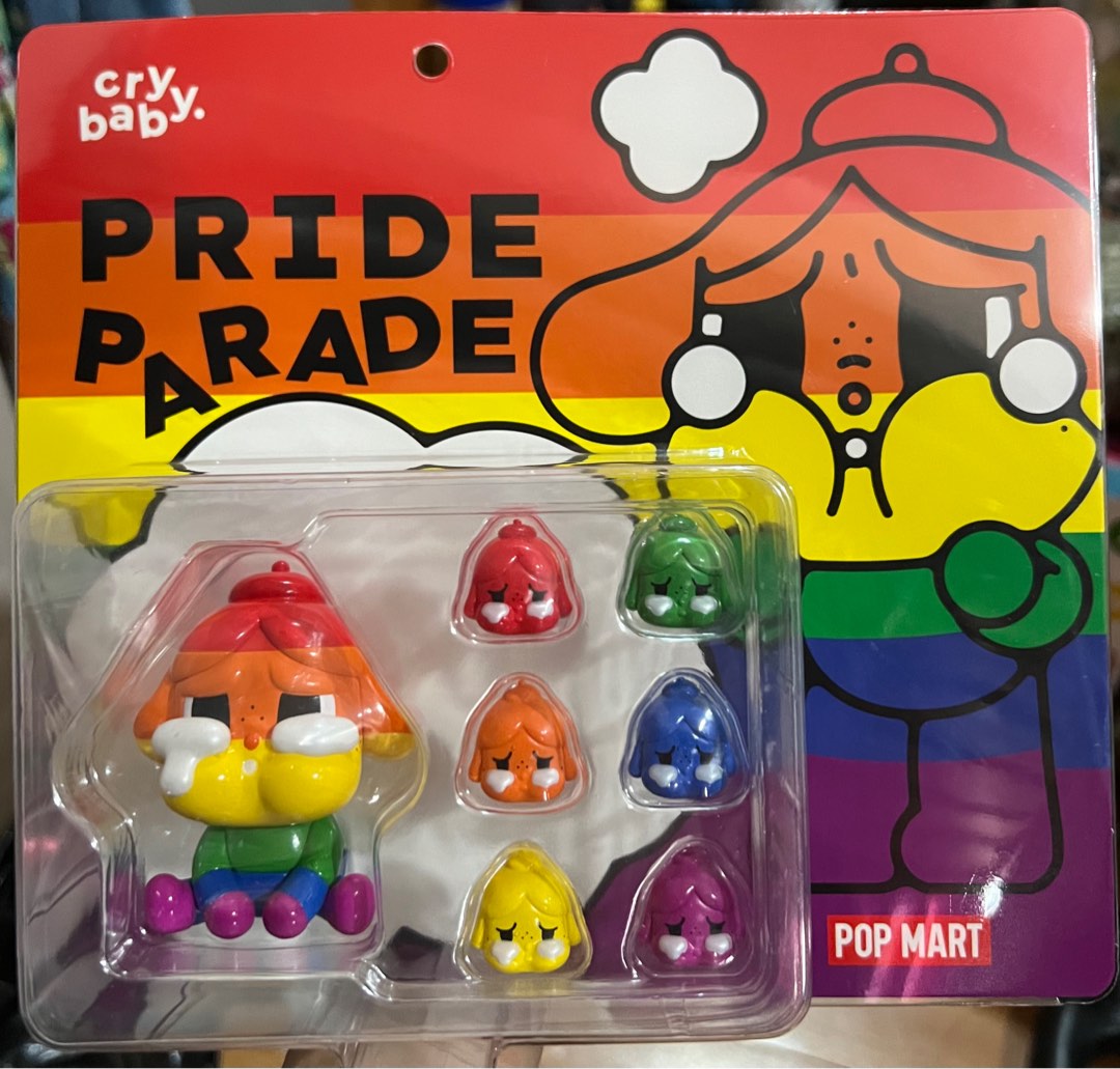 POP MART CRYBABY Pride Parade Figurine, Hobbies & Toys, Toys & Games on ...