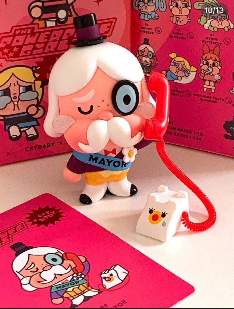 POP MART Powerpuff Girls Crybaby - MAYOR, Hobbies & Toys, Toys & Games ...