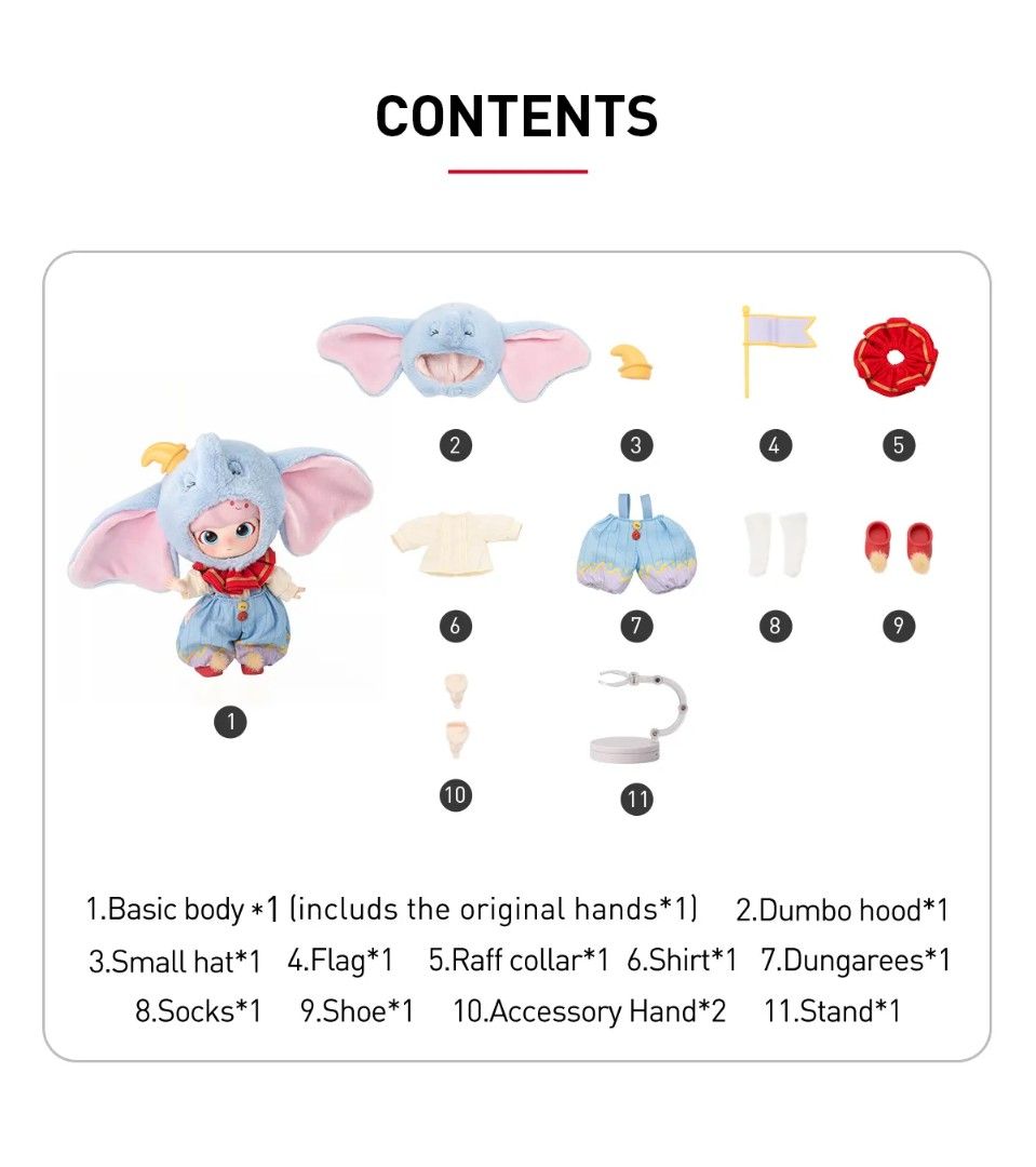 Popmart limited edition Dimoo Dumbo Action figure, Hobbies & Toys, Toys ...