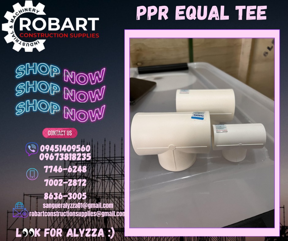 ppr equal tee 20mm, Commercial & Industrial, Construction Tools ...