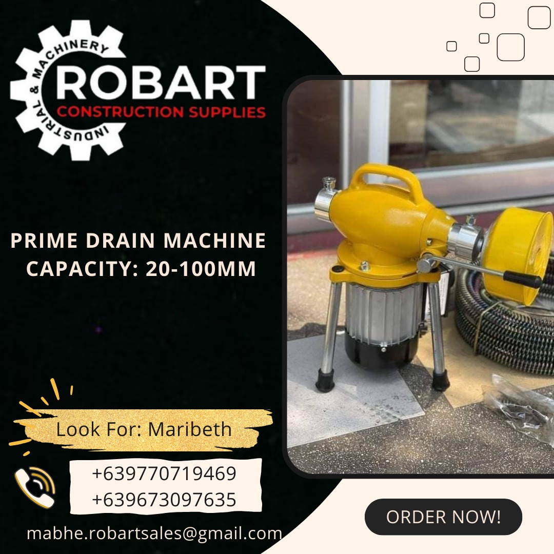 PRIME DRAIN MACHINE, Commercial & Industrial, Construction Tools ...