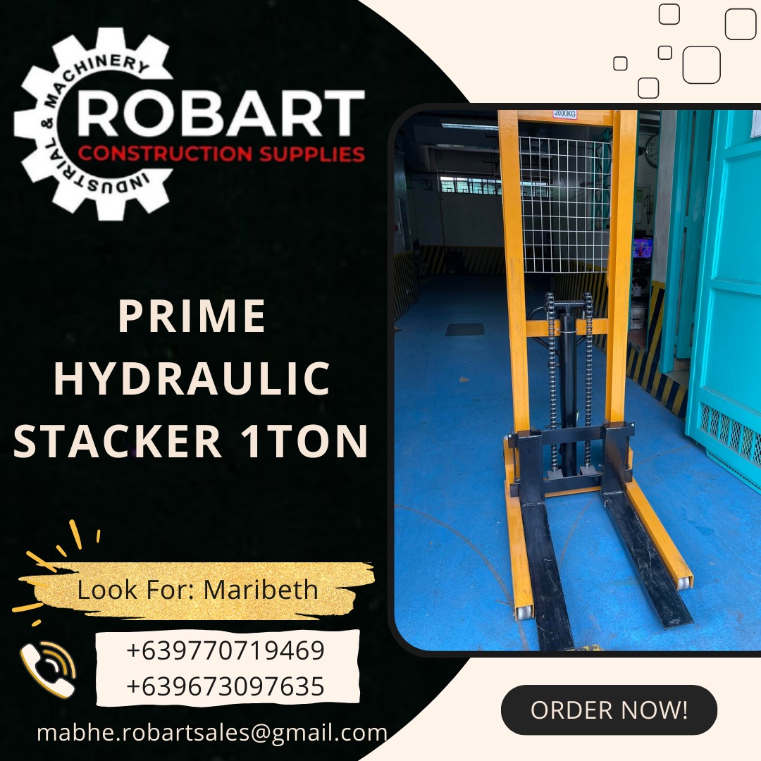 PRIME HYDRAULIC STACKER 1TON, Commercial & Industrial, Construction ...