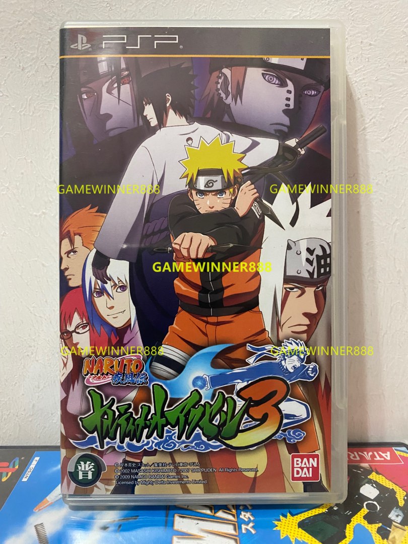 《今日快閃價》（中古二手）PSP遊戲 狐忍 火影忍者 疾風傳 終極覺醒 3 / 究極忍者英雄 3 / Naruto Shippuuden Narutimate Accel 3 / Naruto ...