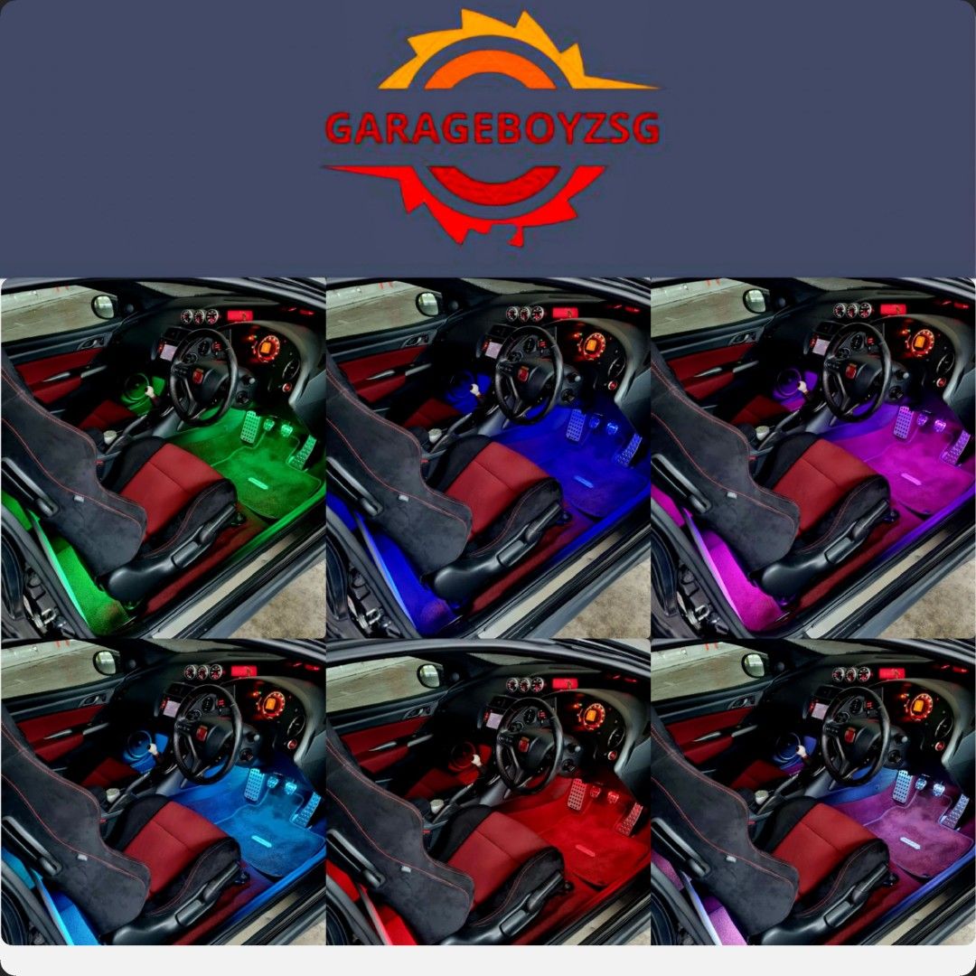 RGB LegRoom LED Lights Multicolour Option for Honda Civic Type R, Car ...