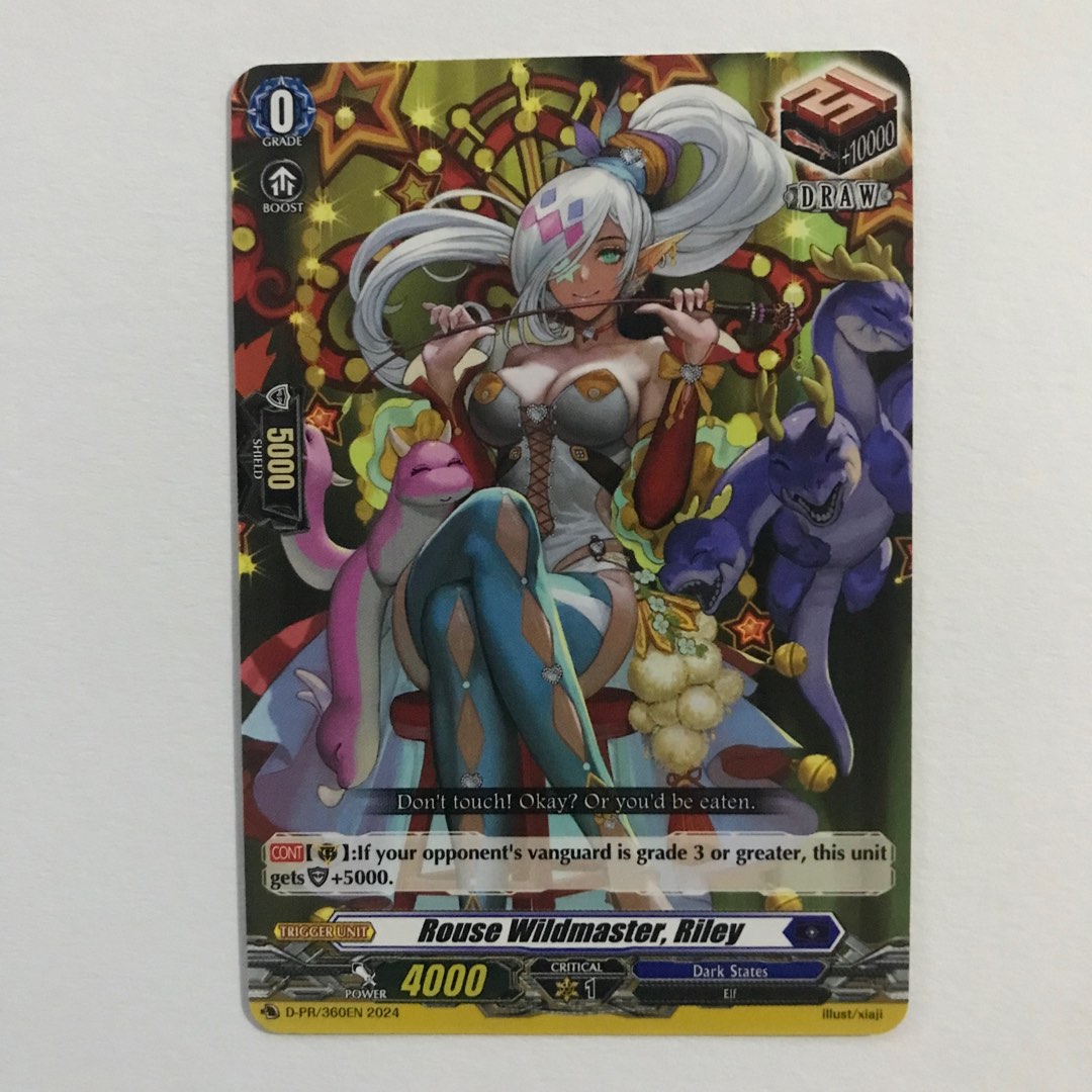 Rouse Wildmaster, Riley Cardfight Vanguard Dark States Effect Trigger ...