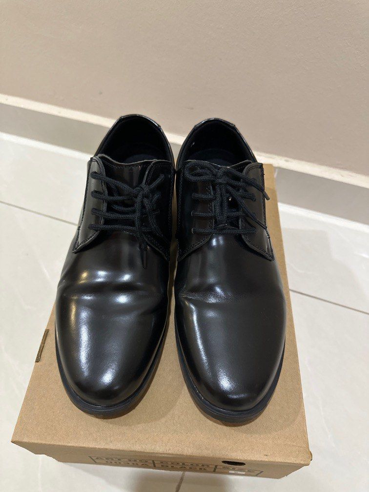 SAF black shoes, Men's Fashion, Footwear, Boots on Carousell
