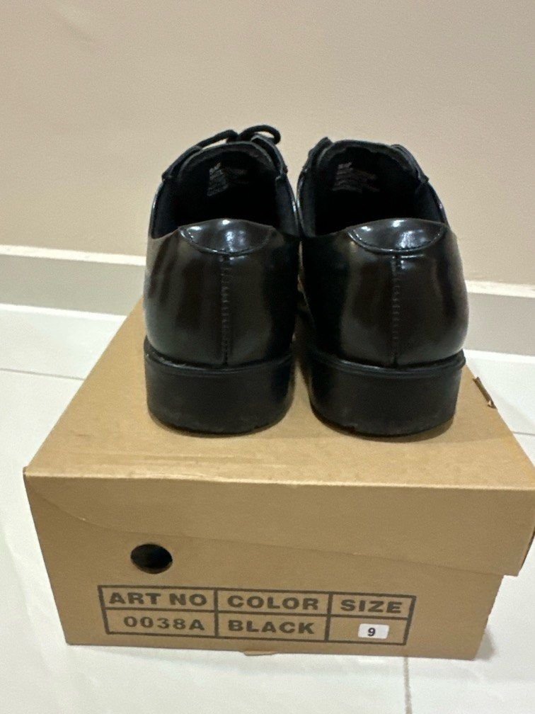 SAF black shoes, Men's Fashion, Footwear, Boots on Carousell