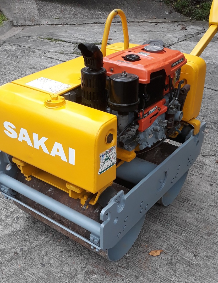 Sakai Walk Behind Roller pison, Commercial & Industrial, Construction ...