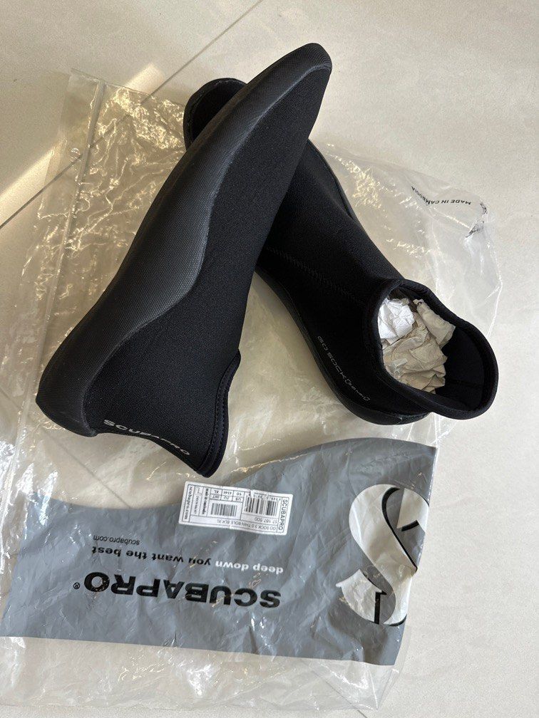 SCUBAPRO GO SOCK 3.0 THIN SOLE BLACK XL Sports Equipment Sports Games Water Sports on Carousell