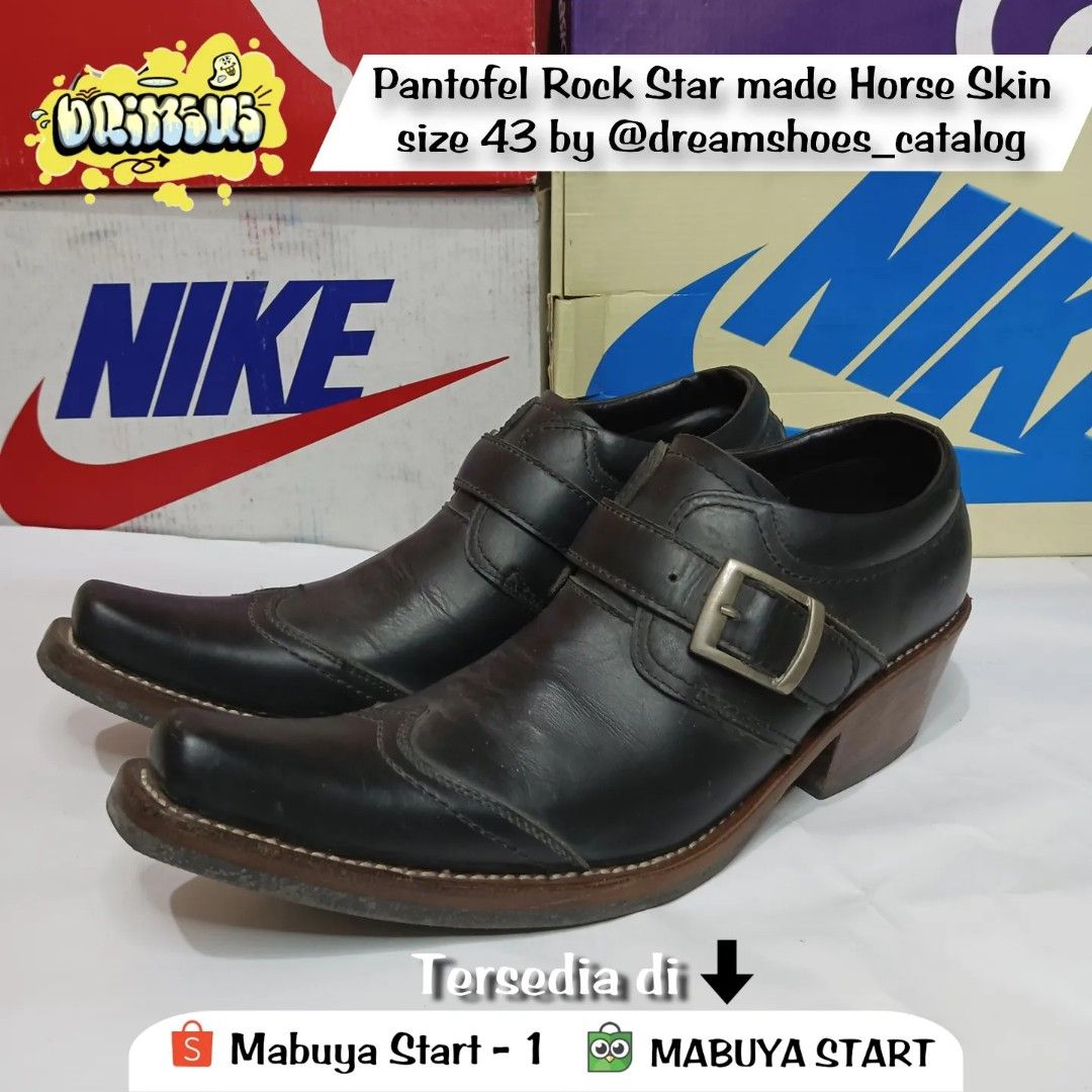 Sepatu Rock Star Kulit Original Sepatu Loafers Sepatu Formal Pria ...