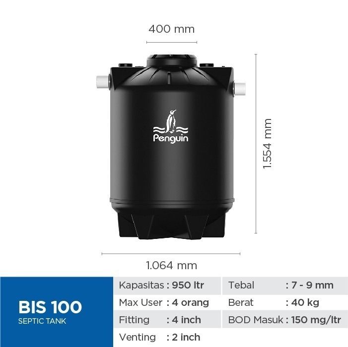 SEPTIC TANK PINGUIN BIS 100 KAPASITAS 950LITER, Serba Serbi, Others di ...