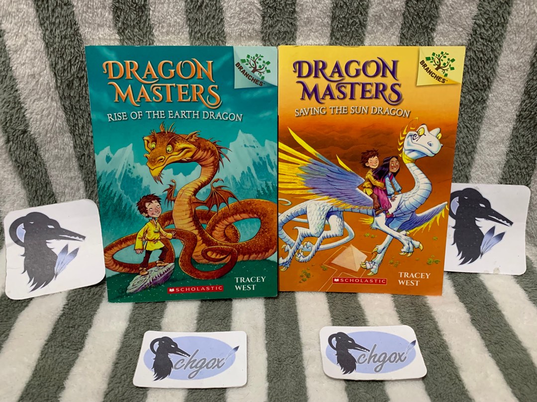 [SET OF 2] Dragon Masters 1 & 2: Rise of The Earth Dragon ; Saving The ...