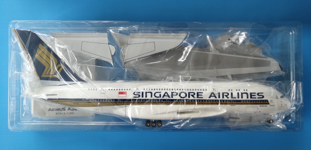Singapore Airlines SIA Airbus A380 1/200 1:200 aircraft model kapal ...
