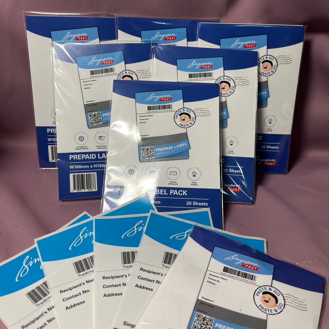 Singpost Tracked Letterbox Prepaid Label, Hobbies & Toys, Memorabilia ...
