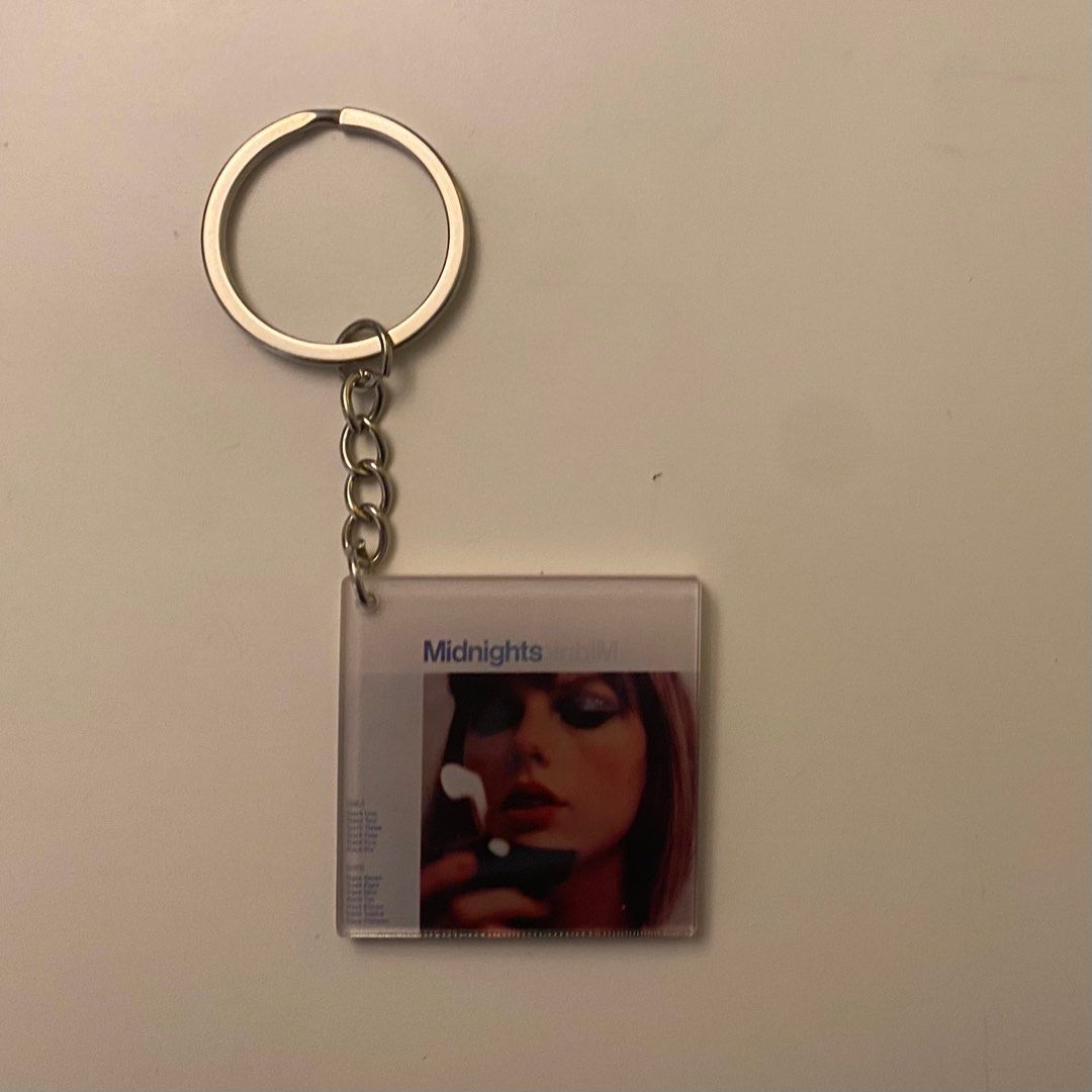 Taylor Swift Keychains!!! (Midnights Album CD Vinyl, 1989 taylor’s ...