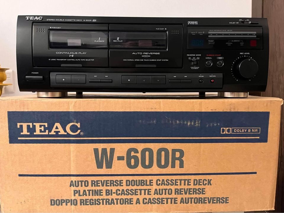 TEAC W-600R Cassette Deck NEW (Read), Audio, Other Audio Equipment on ...