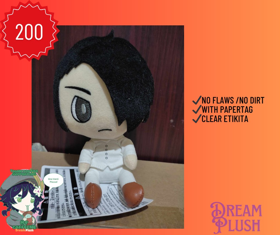 The Promised Neverland || Ray Plush, Hobbies & Toys, Toys & Games on ...