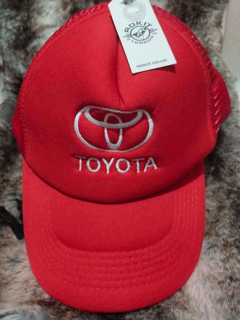 TOYOTA Red Team Cap, Men's Fashion, Watches & Accessories, Caps & Hats ...