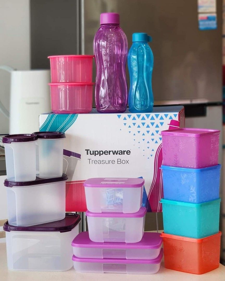 Treasure box tupperware, Furniture & Home Living, Kitchenware ...