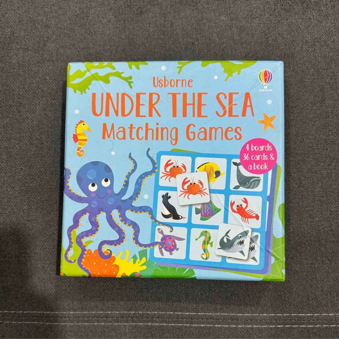 Usborne Under The Sea Matching Games, Hobbies & Toys, Books & Magazines ...
