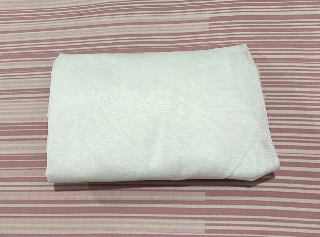 Veil Nikah Labuh 2.5m Flowy in OFFWHITE, Women's Fashion, Muslimah ...
