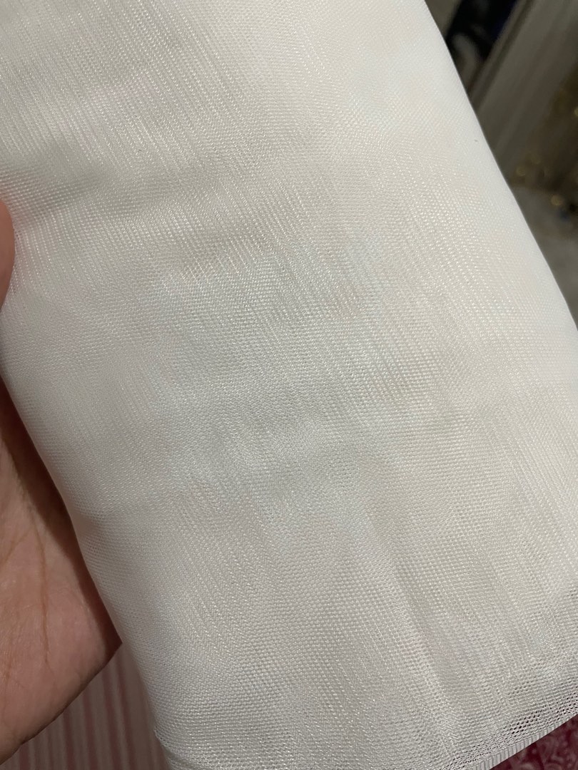 Veil Nikah Labuh 2.5m Flowy in OFFWHITE, Women's Fashion, Muslimah ...