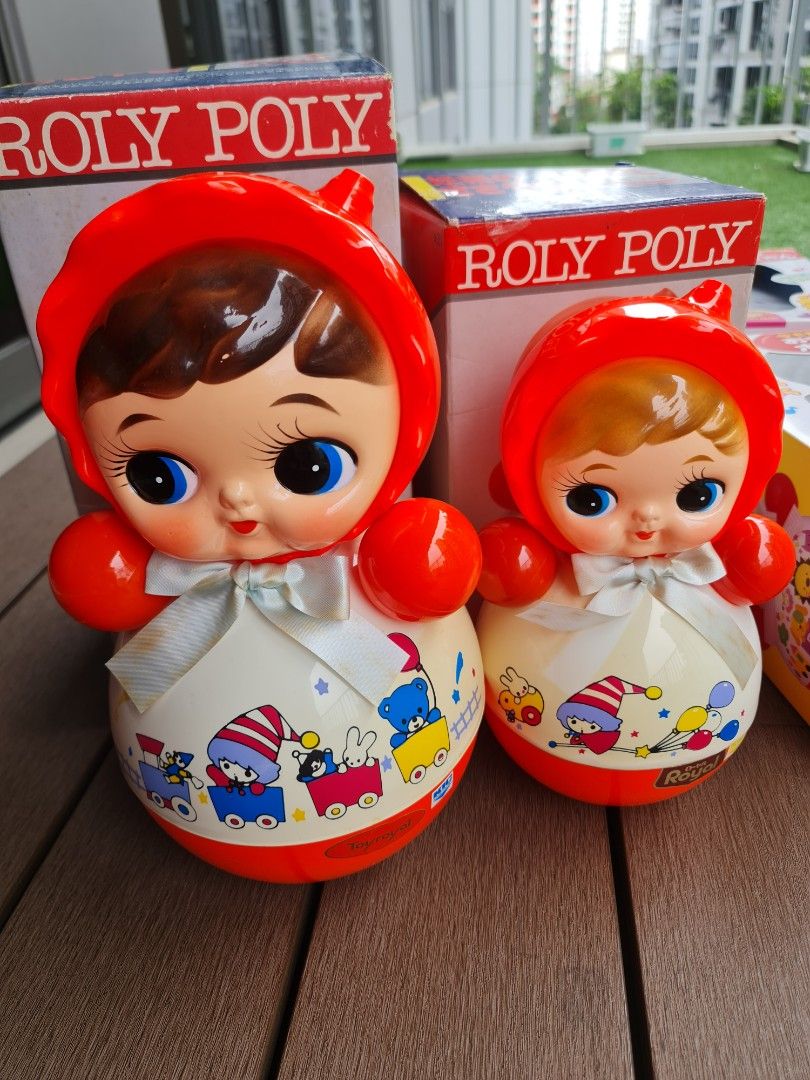 Vintage Roly Poly Japan Dolls, Hobbies & Toys, Toys & Games on Carousell
