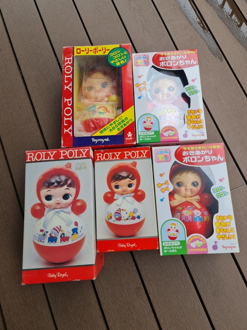 Vintage Roly Poly Japan Dolls, Hobbies & Toys, Toys & Games on Carousell