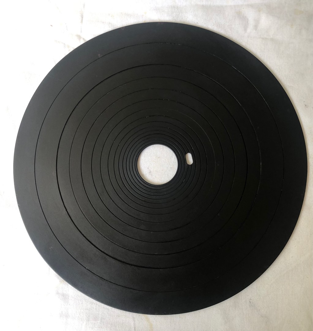 Vintage Rubber Platter Mat for Turntable C2, Audio, Other Audio ...