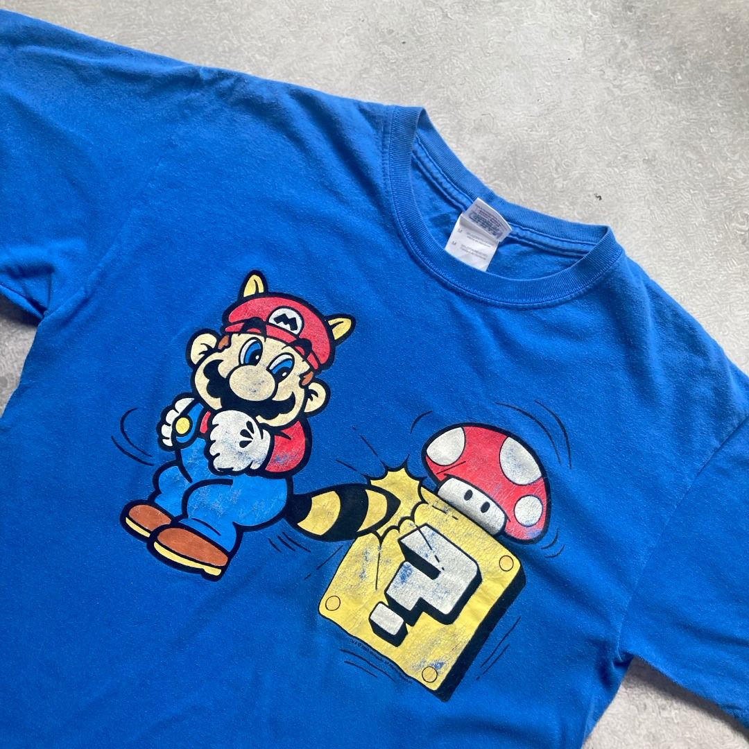 Vintage Super Mario Videogame T-shirt, Men's Fashion, Tops & Sets ...