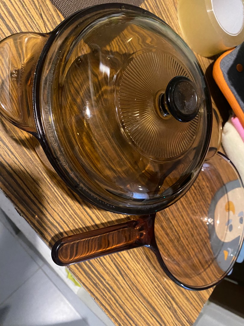 Vision Corning Glass Cookware Set, Furniture & Home Living, Kitchenware ...