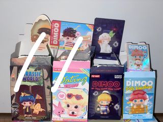 DIMOO BY YOUR SIDE SERIES-PENDANT POPMART / FULL SET / SINGLE BLIND BOX ...