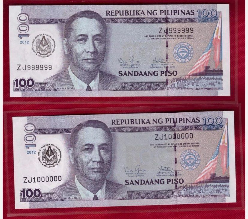 100-piso 100 years of Mason (Uncirculated, Hobbies & Toys, Memorabilia ...