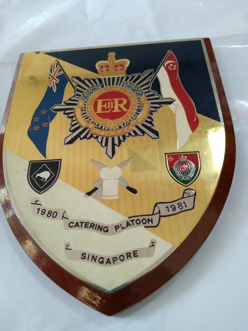 1980s Singapore, New Zealand Military, Chef Hat and Cooking Knives ...