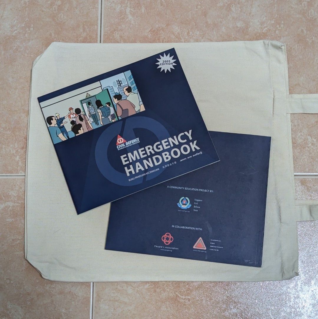 2005 Edition Civil Defence Emergency Handbook, Hobbies & Toys ...