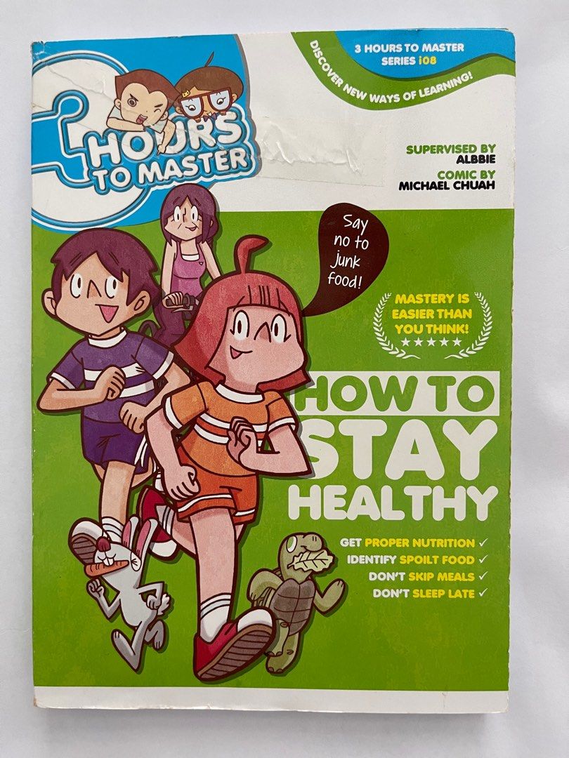 3 Hours to master How To Stay Healthy comic book, Hobbies & Toys, Books ...