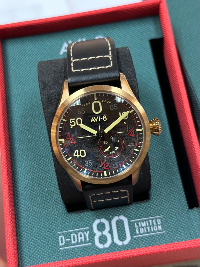 ⚜️全新 行貨 有門市⚜️ AVI-8 Airborne Automatic D-Day 80 Limited Edition Utah AV ...