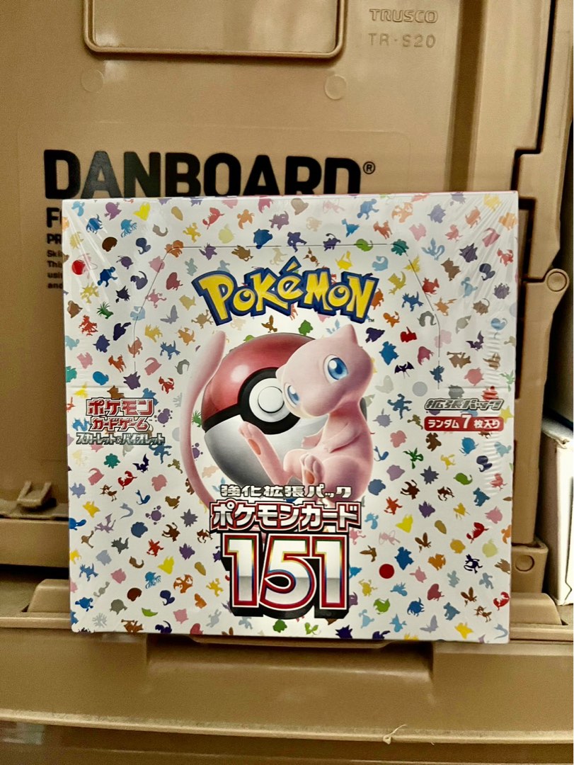 全新 日版現貨 有膠 PTCG SV2a Pokemon Card 151 日版強化擴充包 原盒, 興趣及遊戲, 玩具 & 遊戲類 - Carousell